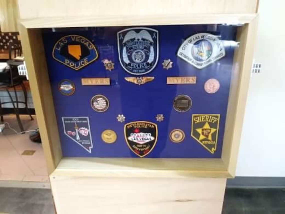 Police Retirement Shadow Box - Etsy