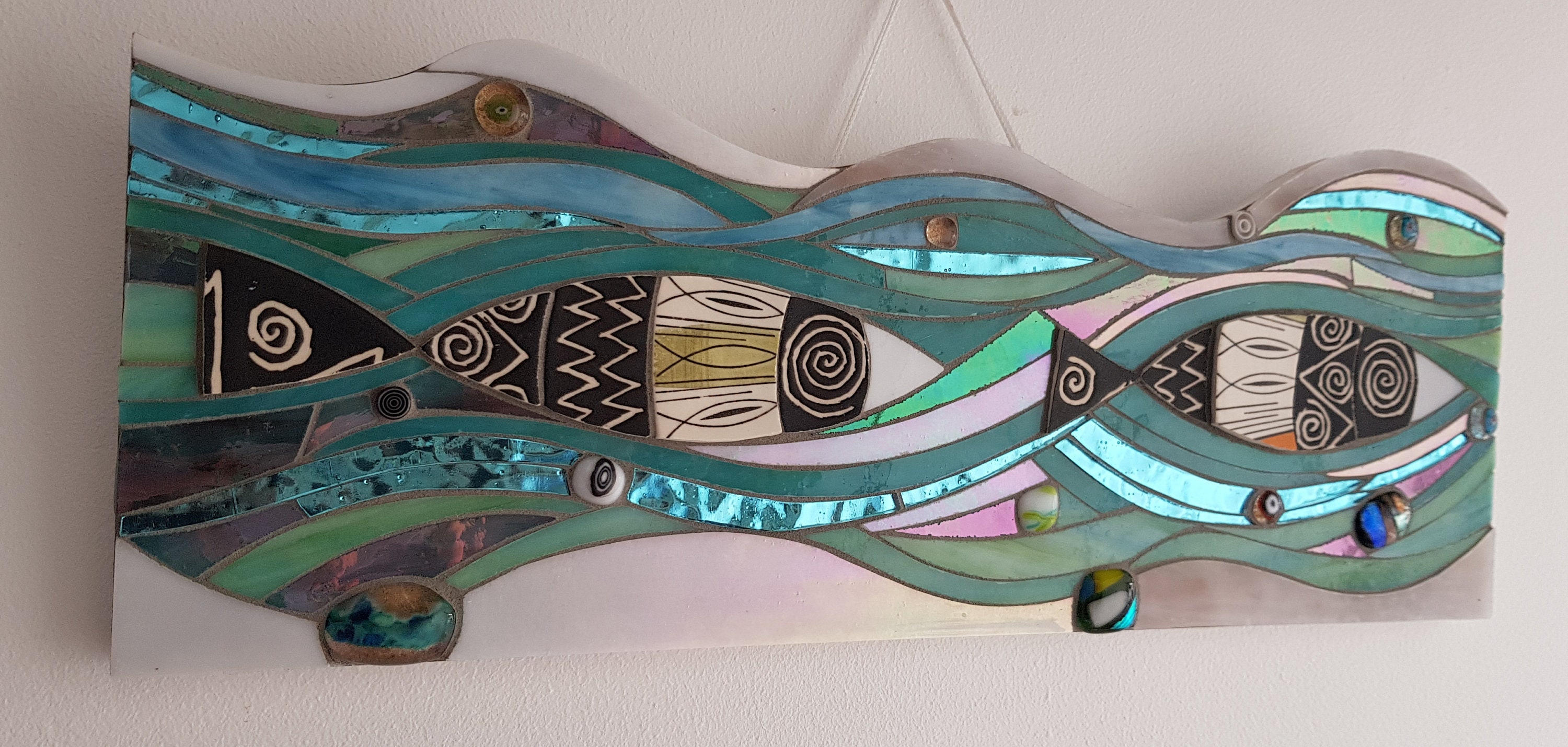 Under the Sea Stained Glass Fish Wall Hanging - Etsy