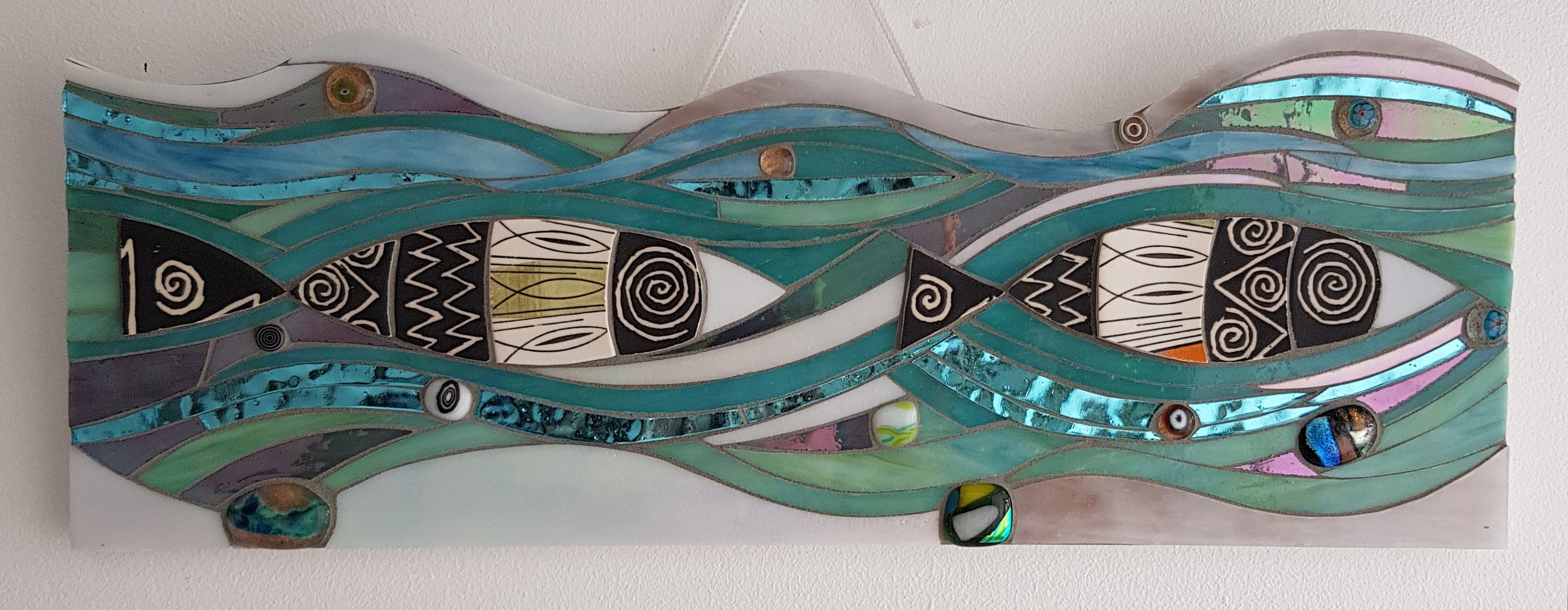 Under the Sea Stained Glass Fish Wall Hanging - Etsy