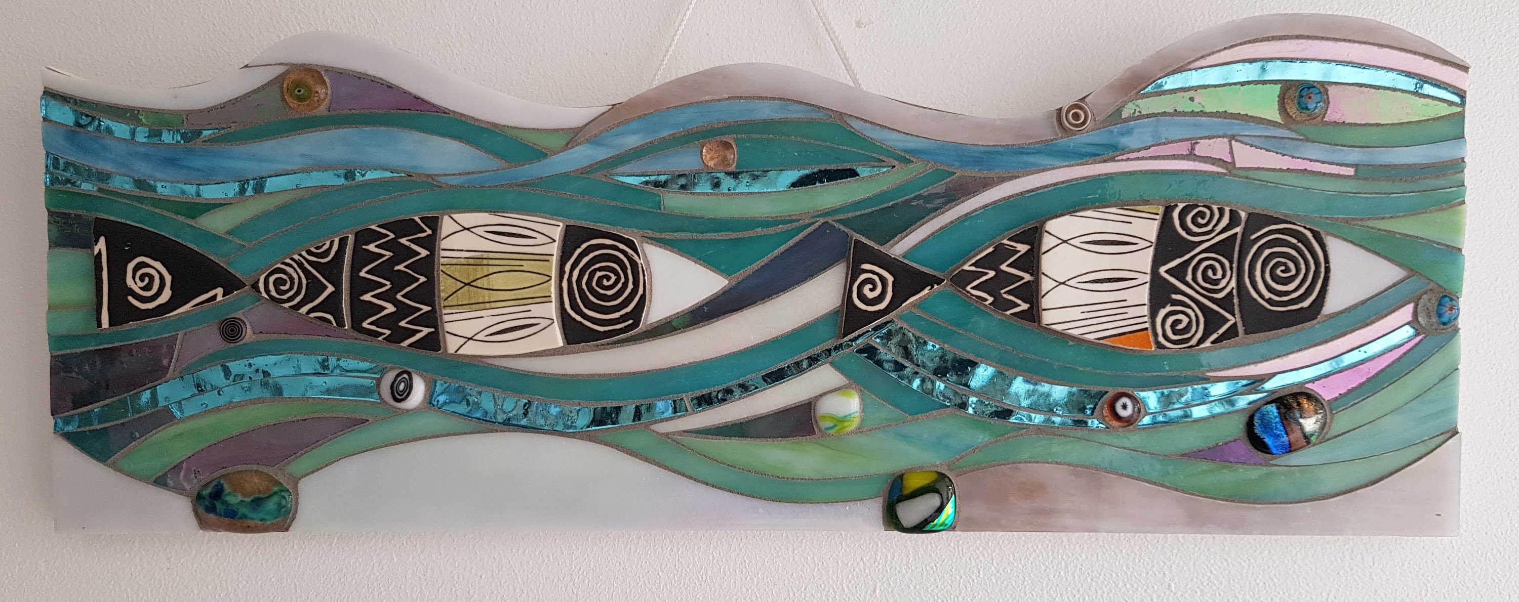 Under the Sea Stained Glass Fish Wall Hanging - Etsy