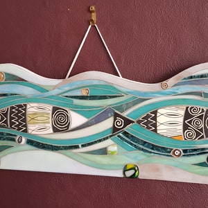 Under the Sea Stained Glass Fish Wall Hanging - Etsy