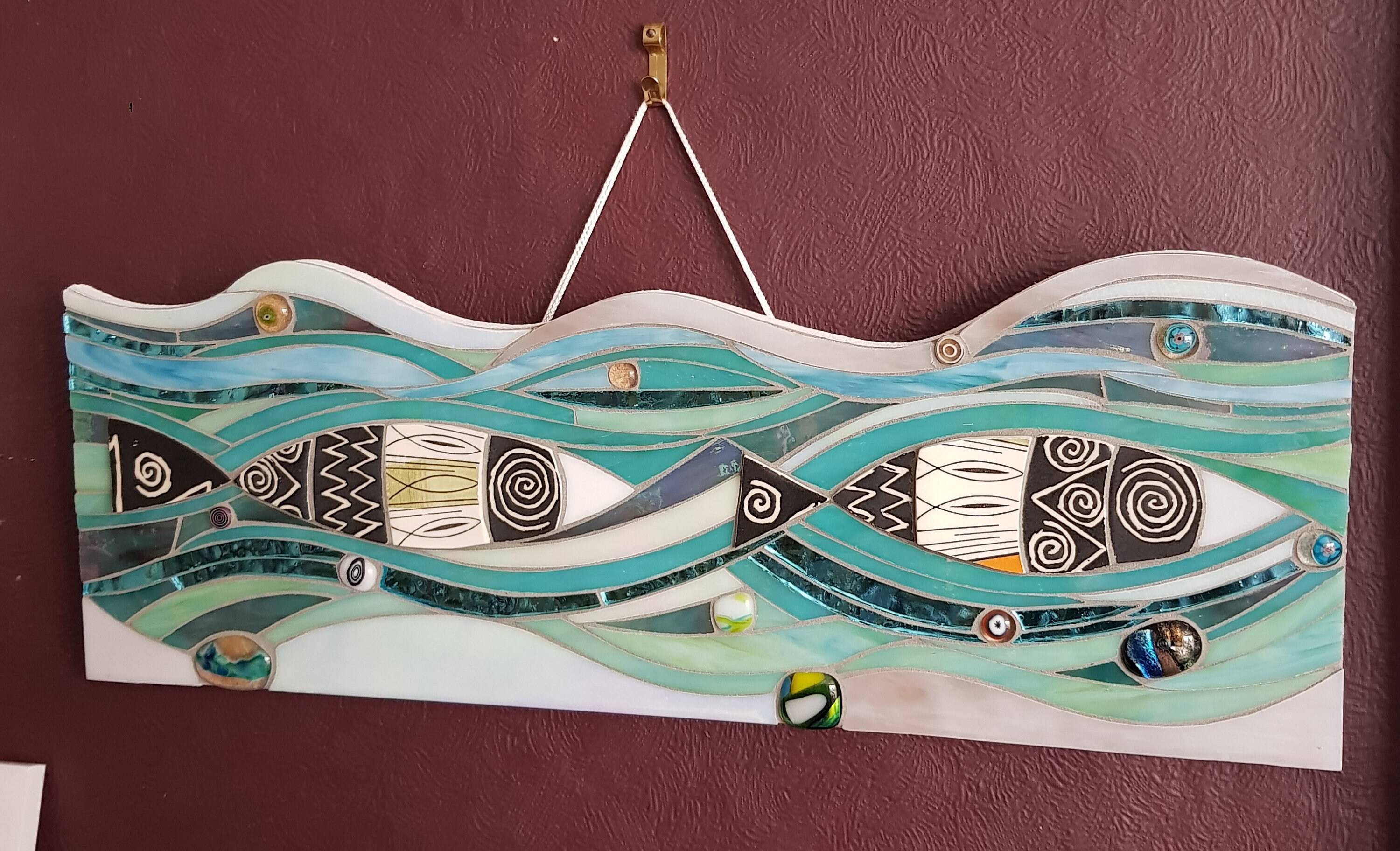 Under the Sea Stained Glass Fish Wall Hanging - Etsy