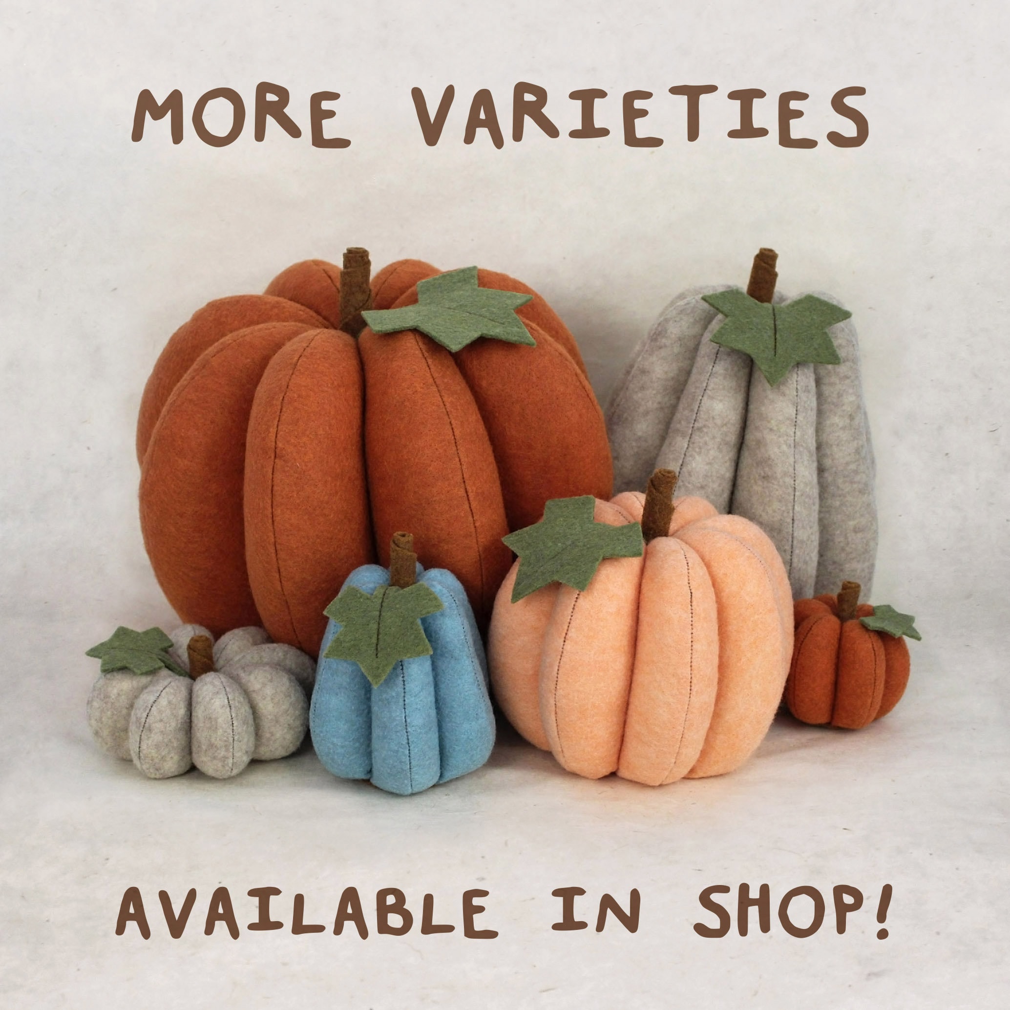 Felt Pumpkin Large Plush Fall Autumn Decor Halloween - Etsy