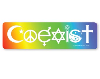 T136 Rainbow Coexist Gay Pride LGBTQ T-shirt | Etsy