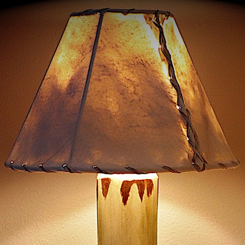 Log Table Lamp - Etsy
