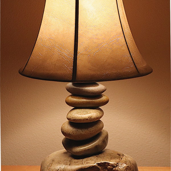 Stone Lamp - Etsy