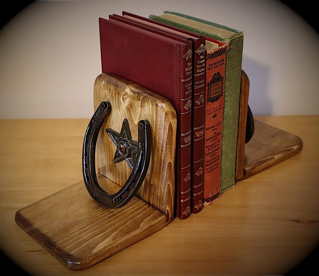 Rustic Western Bookends – Old West Style – Handmade in Idaho USA ...