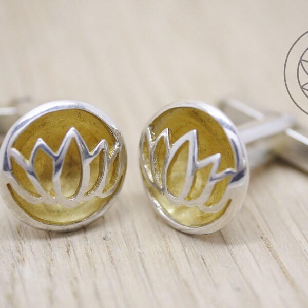 Flower Cufflinks - Etsy UK