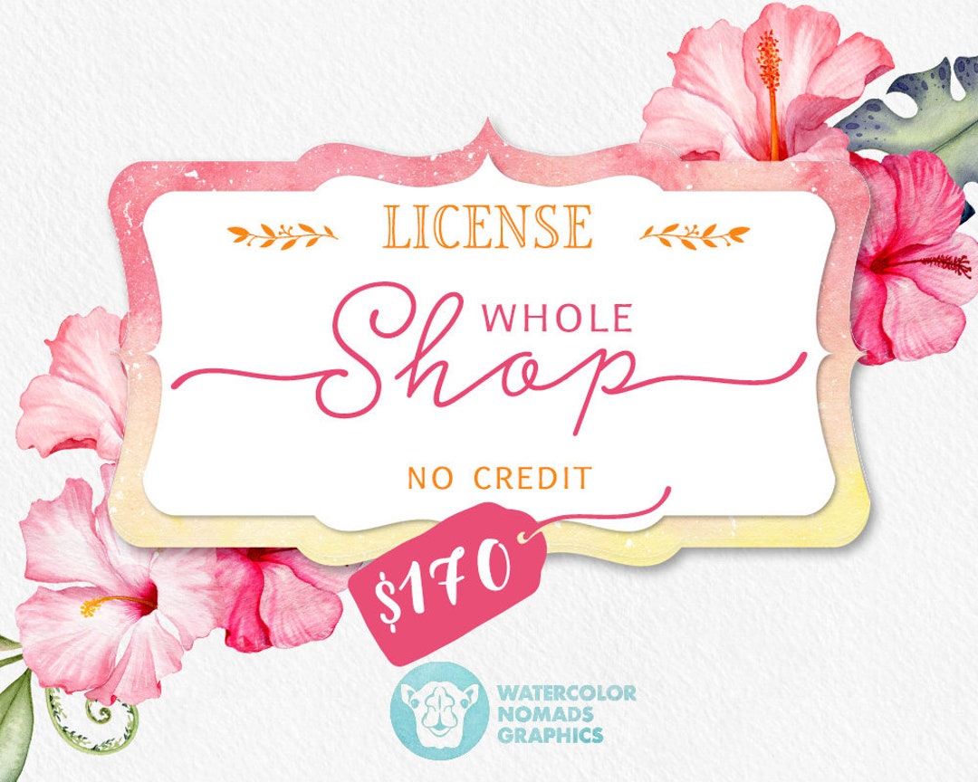 Extended Commercial License for All Clipart Collections by - Etsy