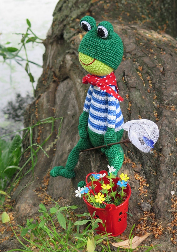 Crochet frog toy pattern pdf Amigurumi pattern Animal toy | Etsy