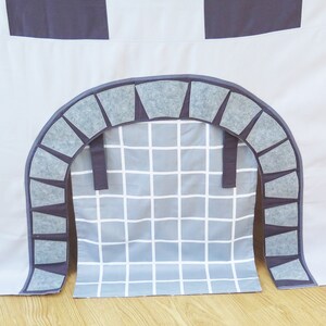 Personalized House Castle, Textile Palace With a Frame, Tablecloth ...