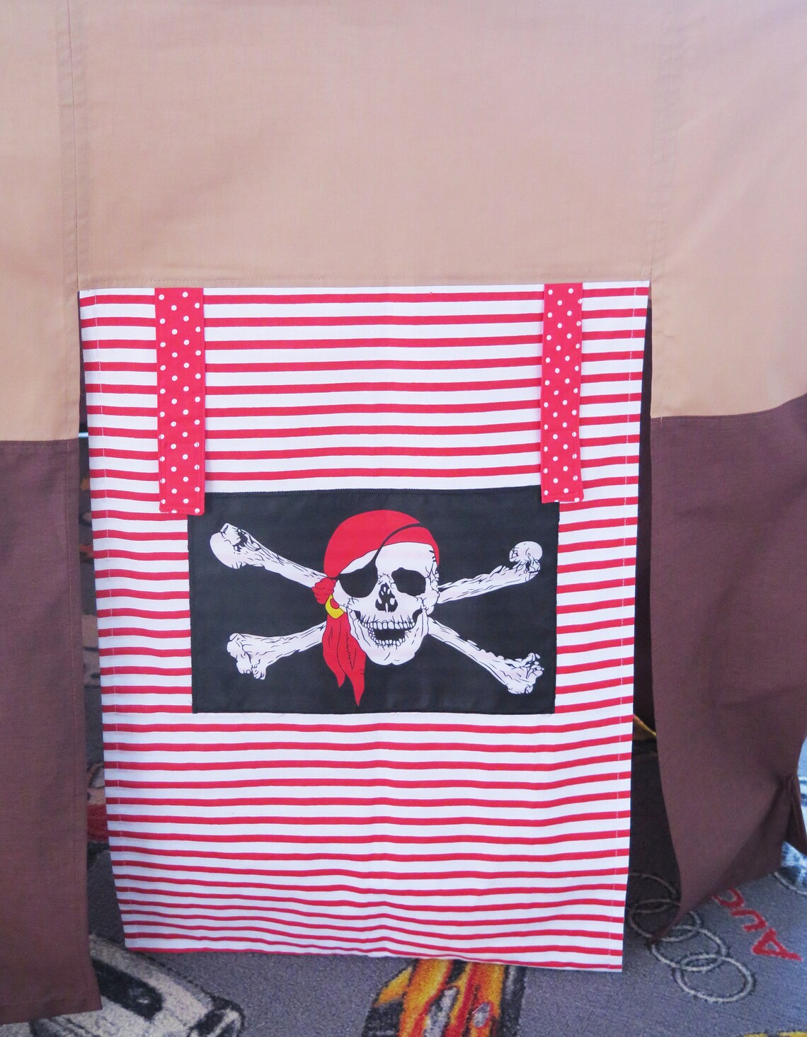 Pirate house tent ship Personalized tablecloth playhouse | Etsy