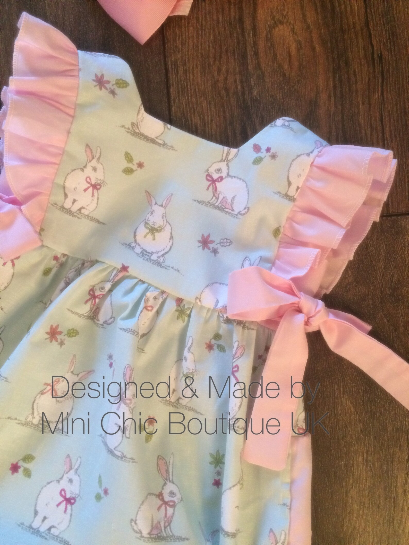 Bunny Dress With Rabbit Print Fabric. Babies Toddlers and | Etsy