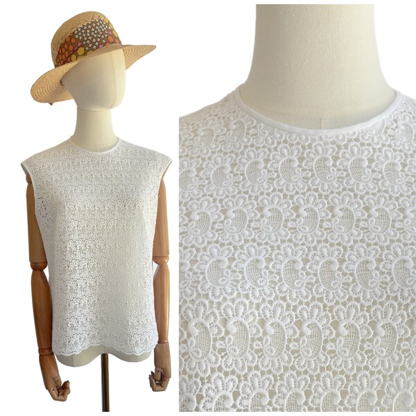 White Cotton Back Button Blouse - Etsy