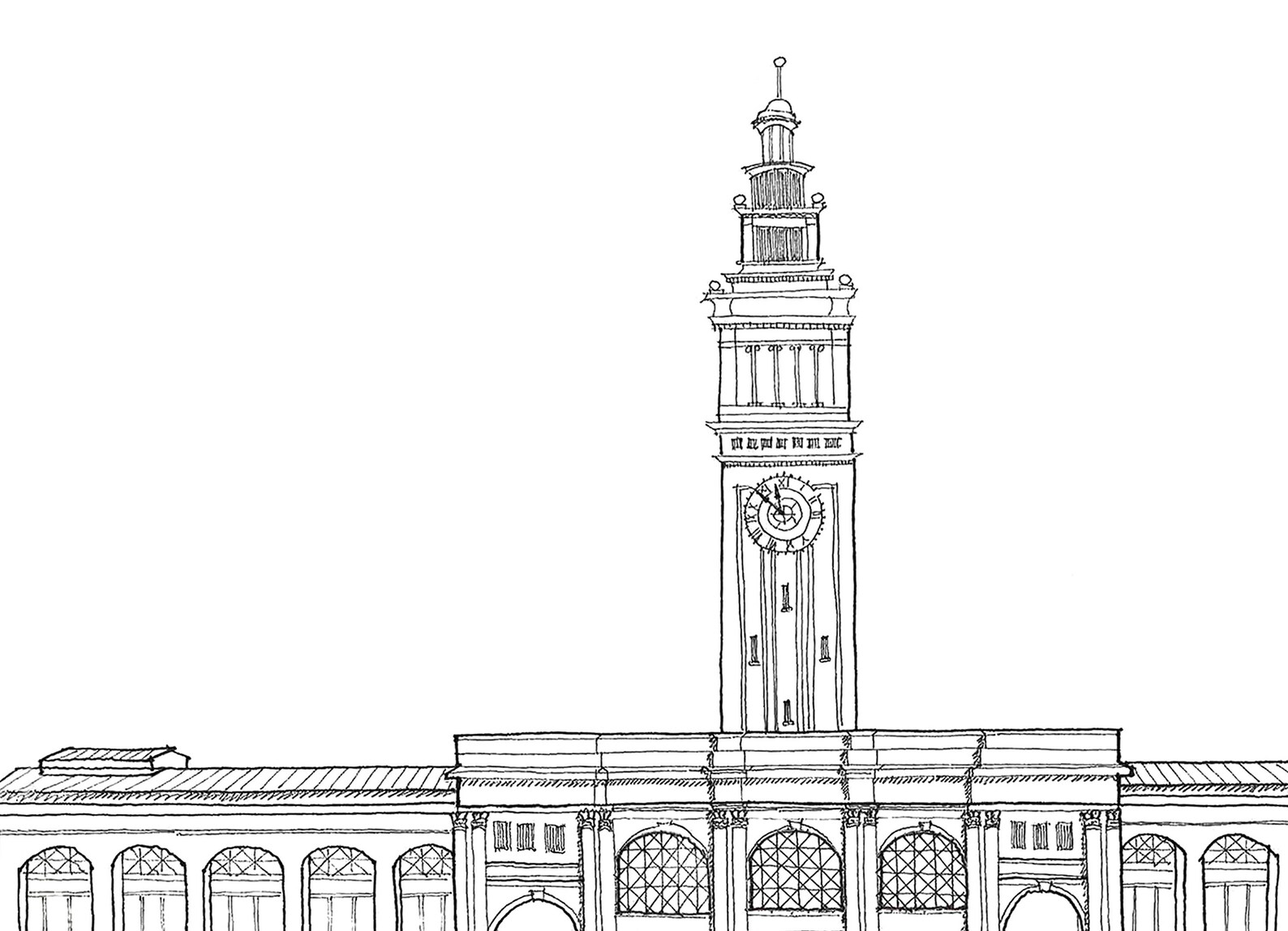 Ferry Building San Francisco Wall Art / Home Decor / San Francisco Art ...