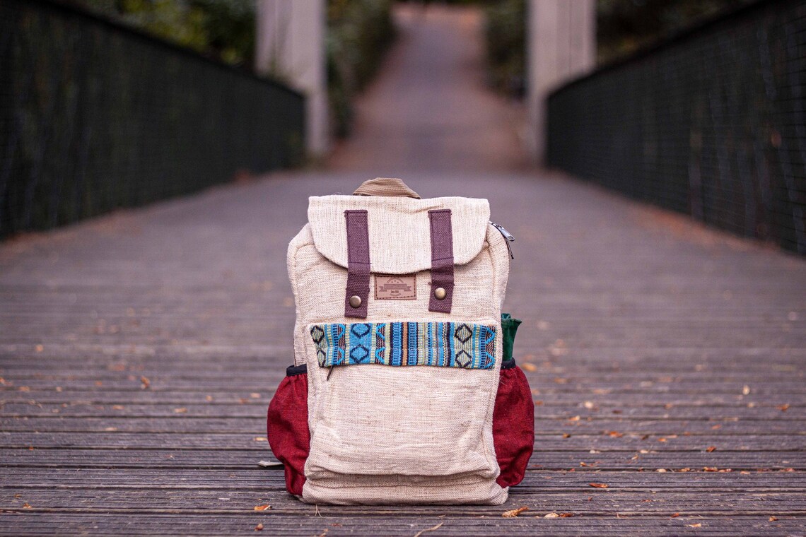 Rucksack || Hemp || Sustainable Vegan Line || Handmade - BPN4 - Etsy UK