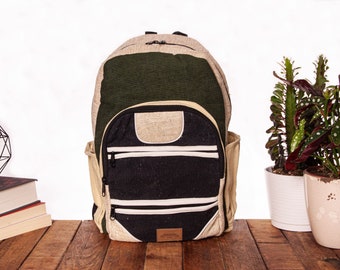 Rucksack || Hemp || Sustainable Vegan Line || Handmade - BPN4 - Etsy UK