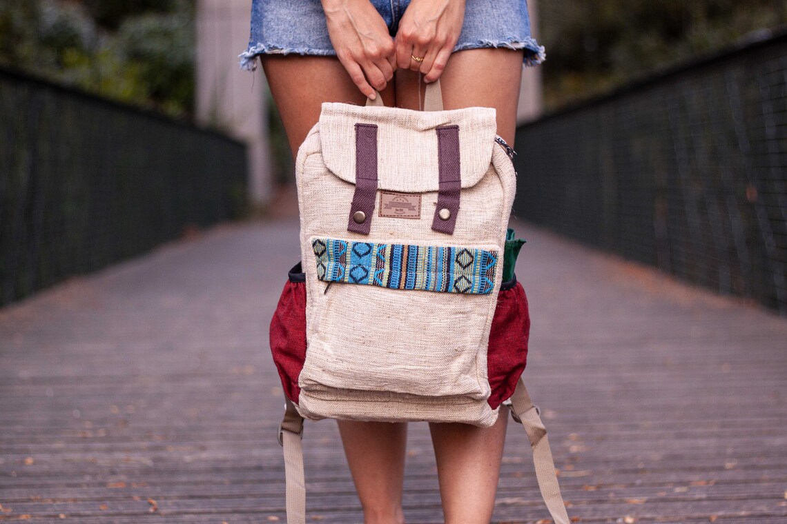 Rucksack || Hemp || Sustainable Vegan Line || Handmade - BPN4 - Etsy UK