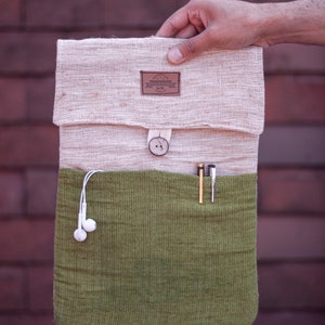 Hemp Laptop Case Bag || Fits up to 13" || Sustainable Organic Line ...
