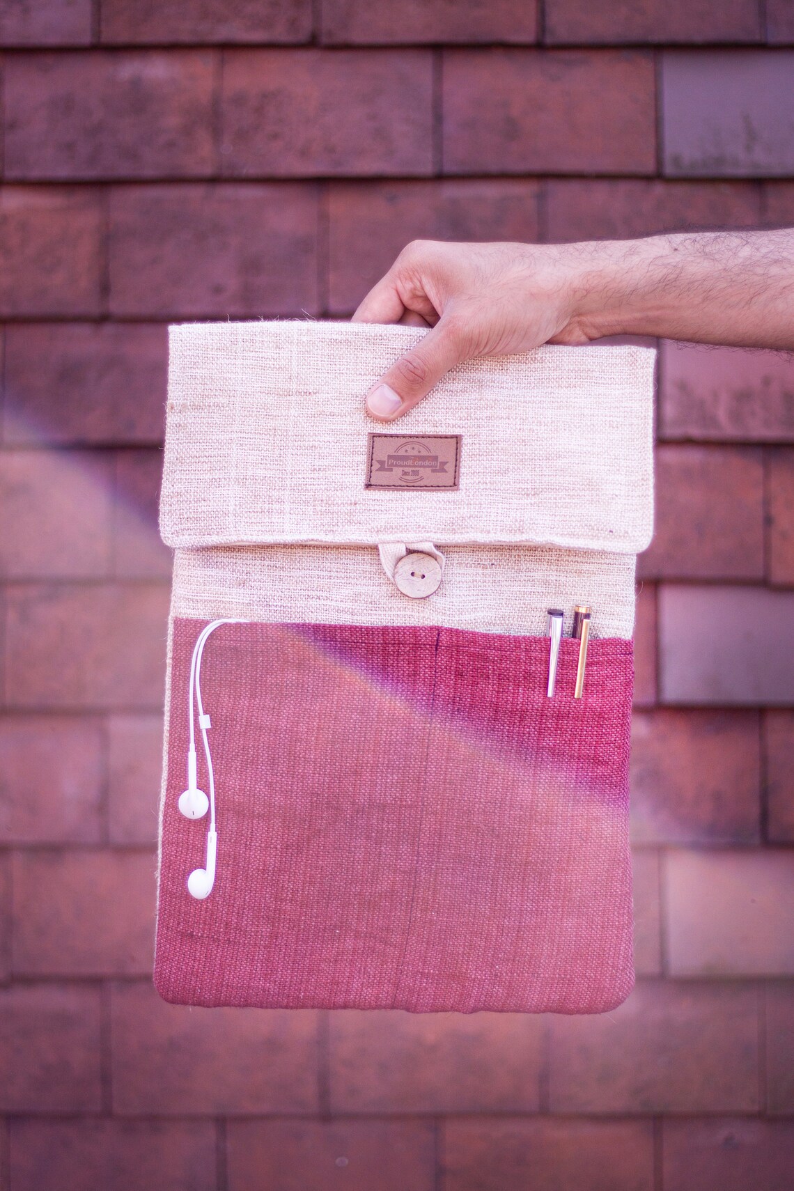 Hemp Laptop Case Bag || Fits up to 13" || Sustainable Organic Line ...