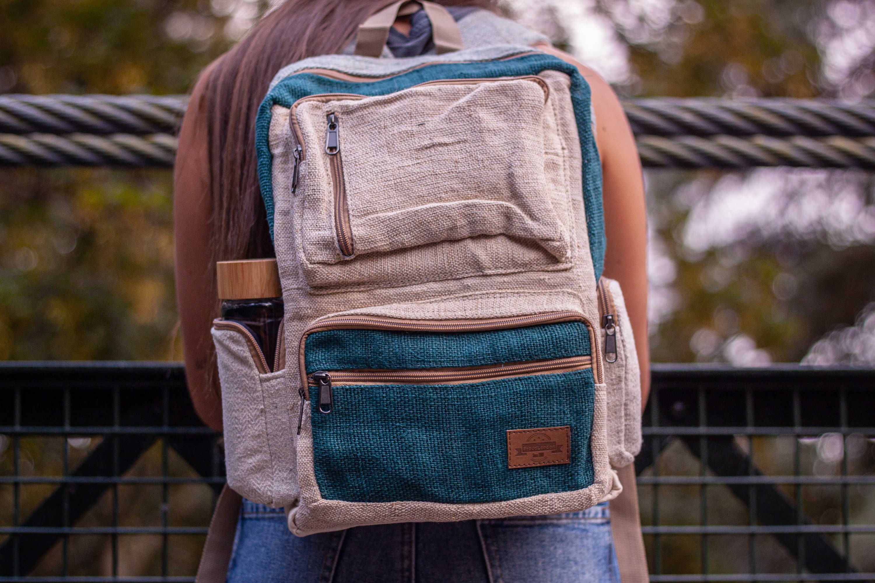Backpack Hemp Sustainable Vegan Line Handmade BPN2 | Etsy
