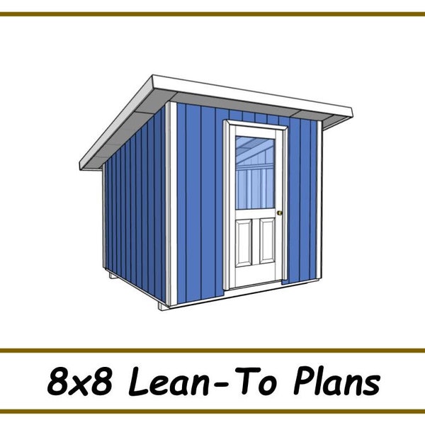 Lean to Shed Plans - Etsy