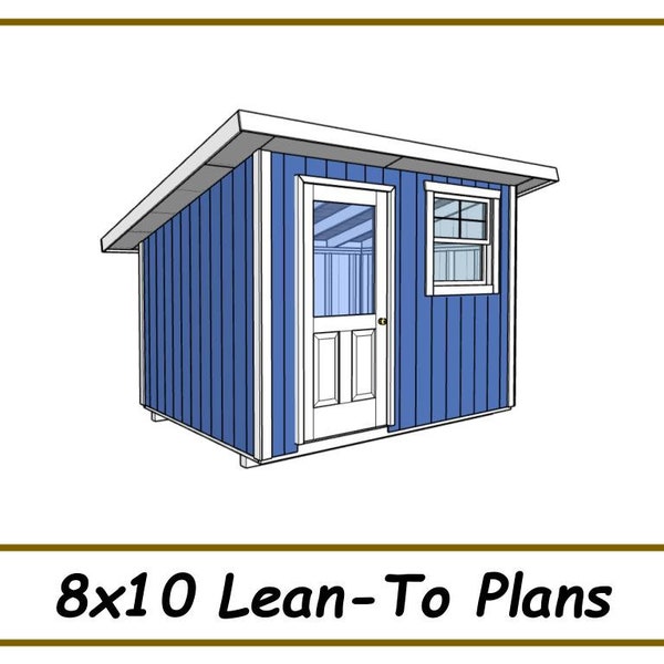 Lean to Plans - Etsy