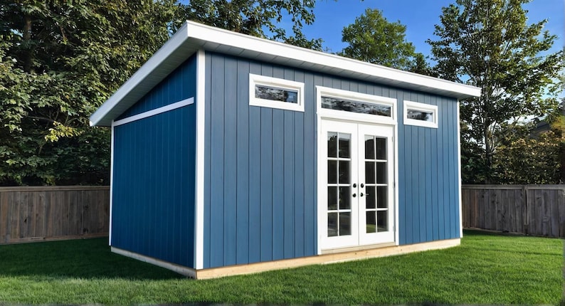 Backyard Office Plans 10x20 - PDF Download - Etsy