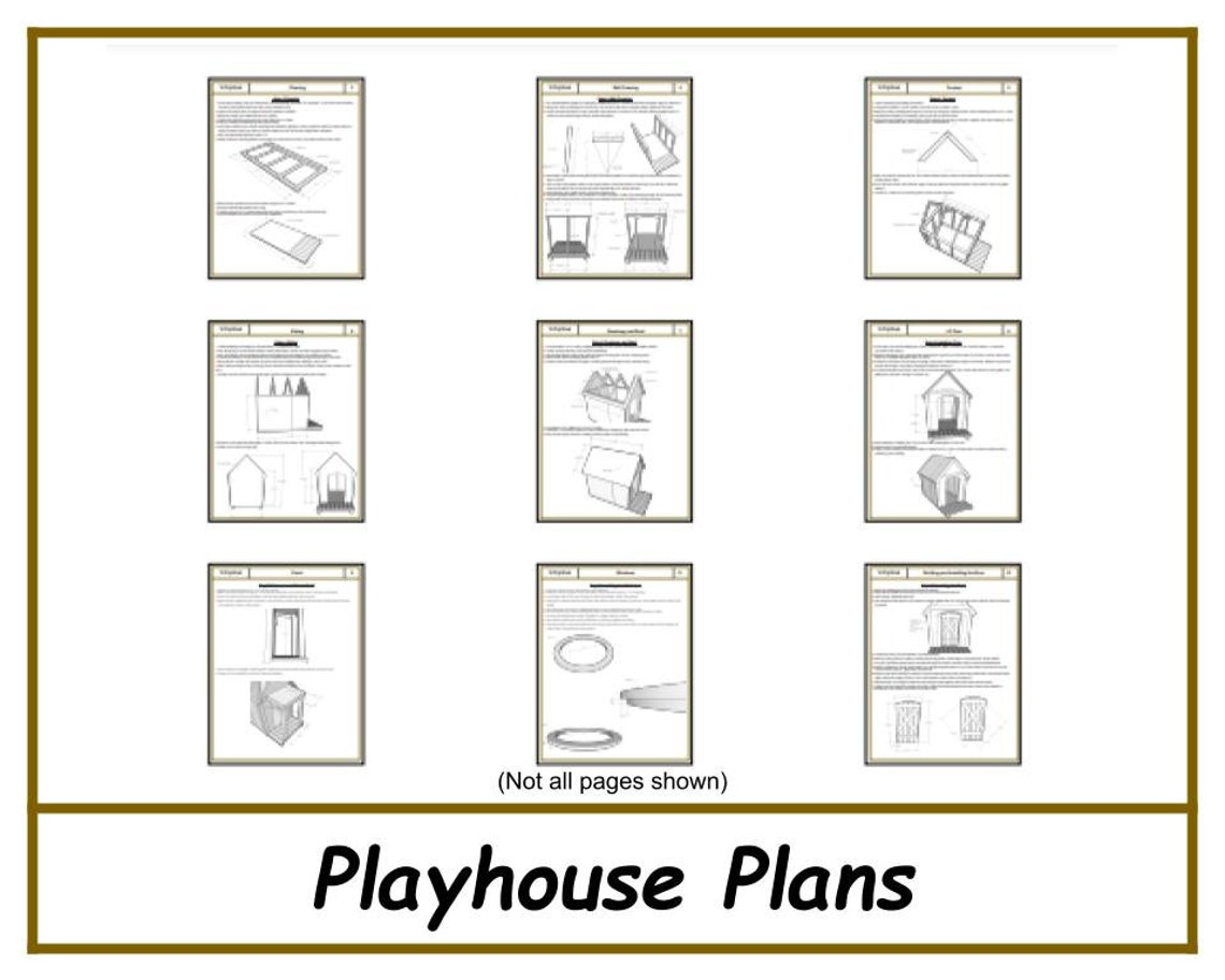 Playhouse Plans - Playhouse/shed Plans PDF Download - Etsy
