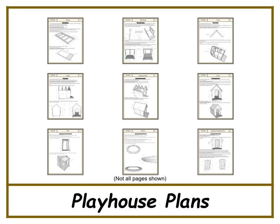 Playhouse Plans Playhouse/shed Plans PDF Download - Etsy