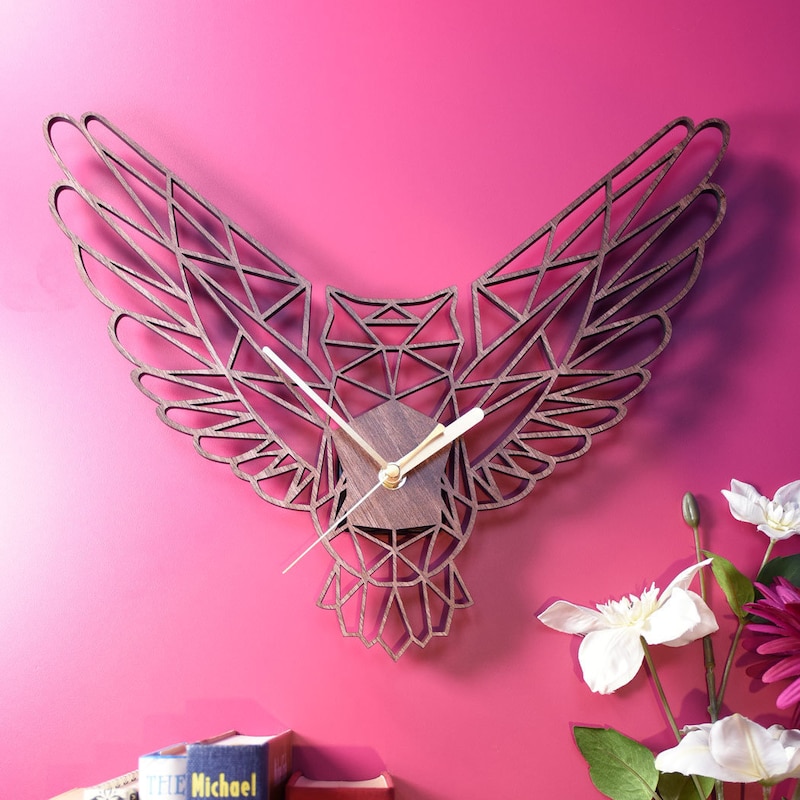 Wooden Owl Clock - Etsy