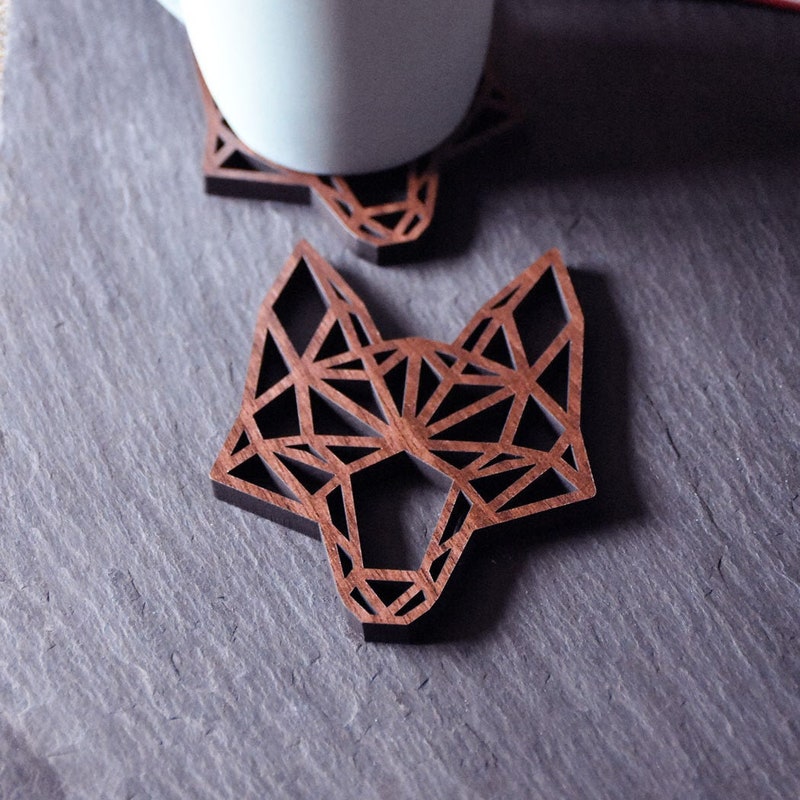 Fox Coaster - Etsy