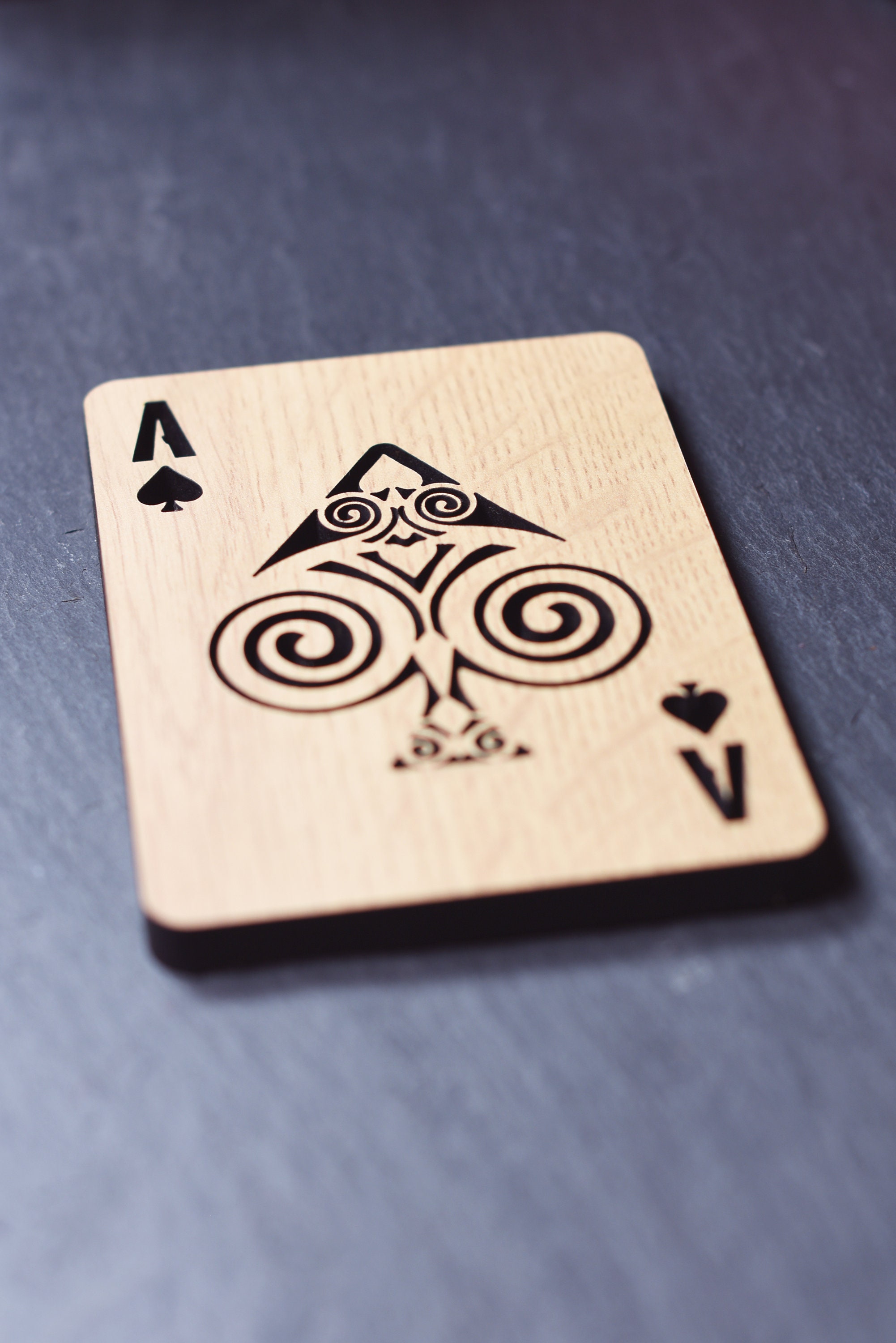 X1 Individual Ace of Spades Playing Card Coaster. Perfect for - Etsy