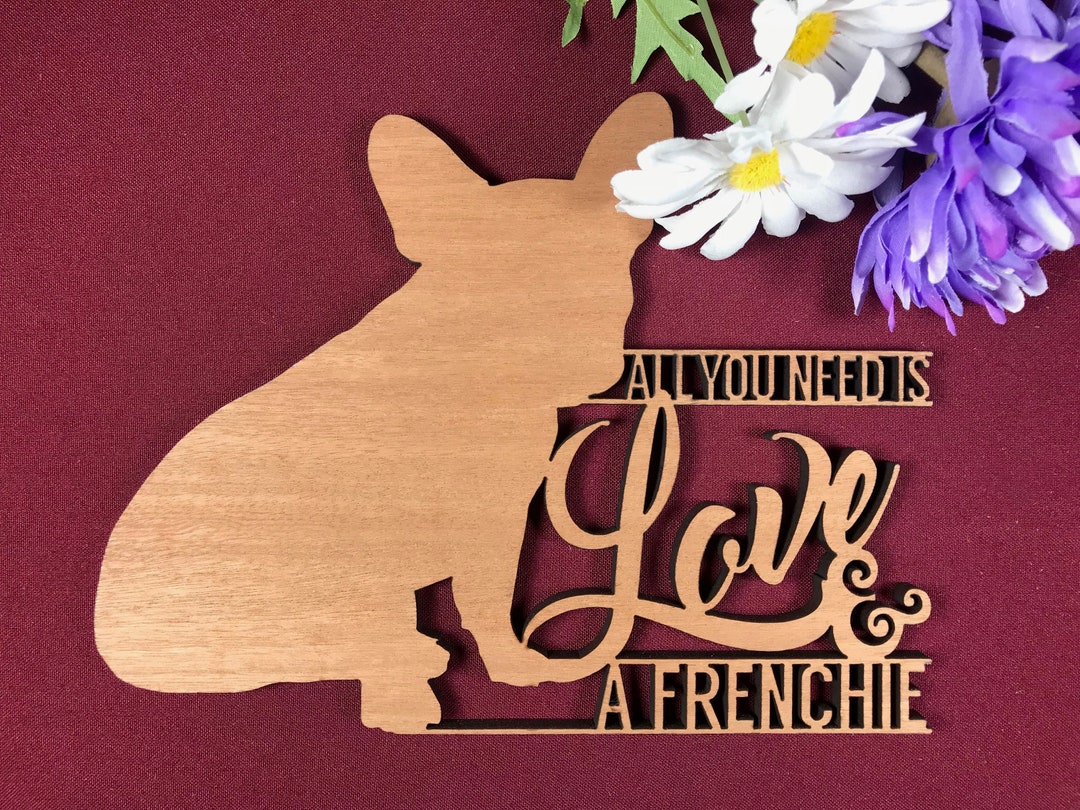 French Bulldog Frenchie Plaque - Wooden Frenchie Plaque - Frenchie ...