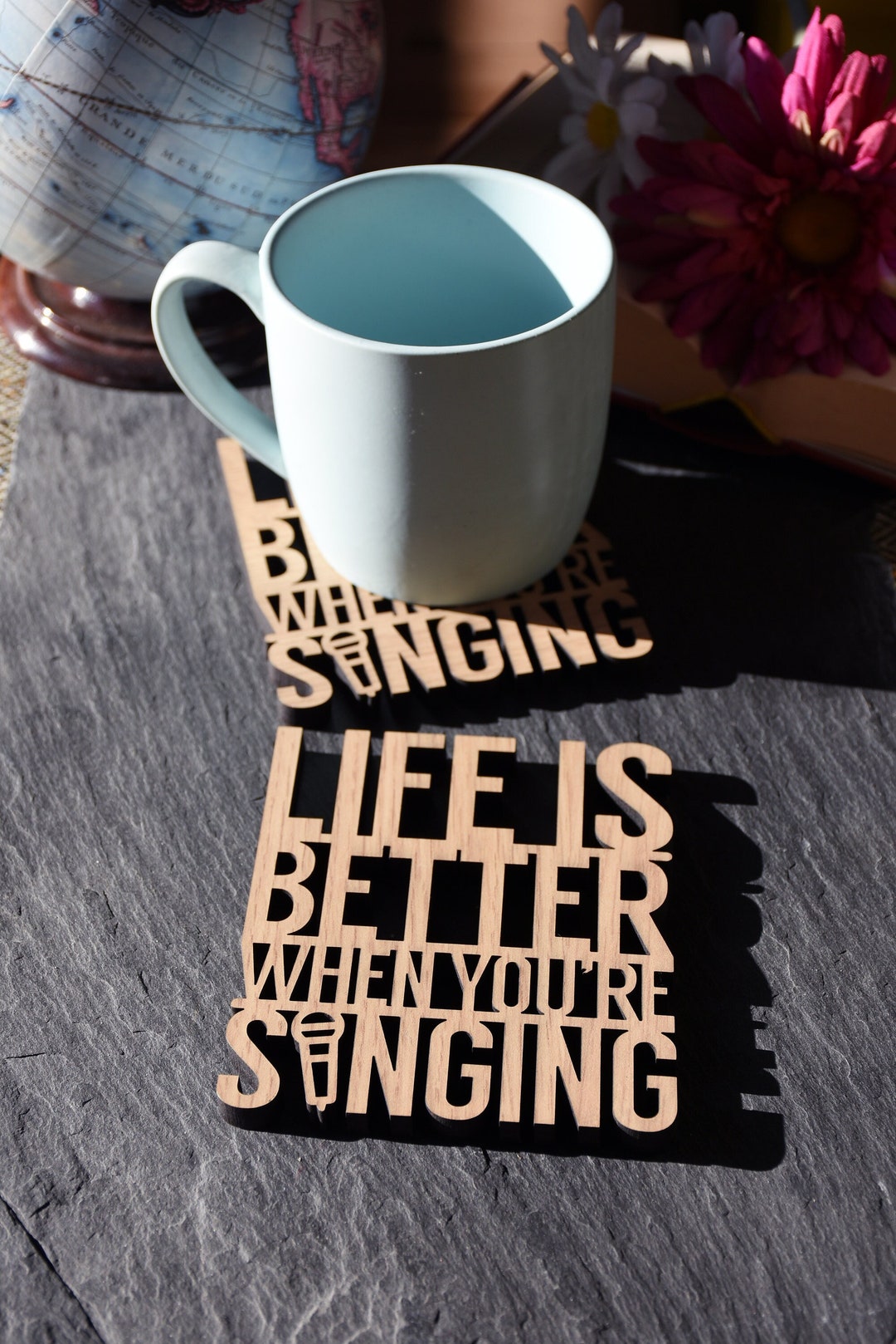 X1 Individual Life is Better When You're Singing Coaster. Perfect for ...