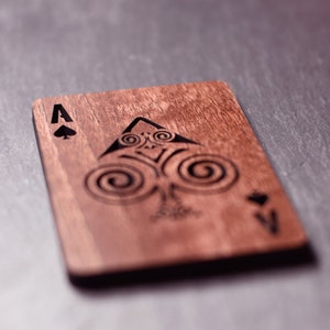 X1 Individual Ace of Spades Playing Card Coaster. Perfect for Poker ...