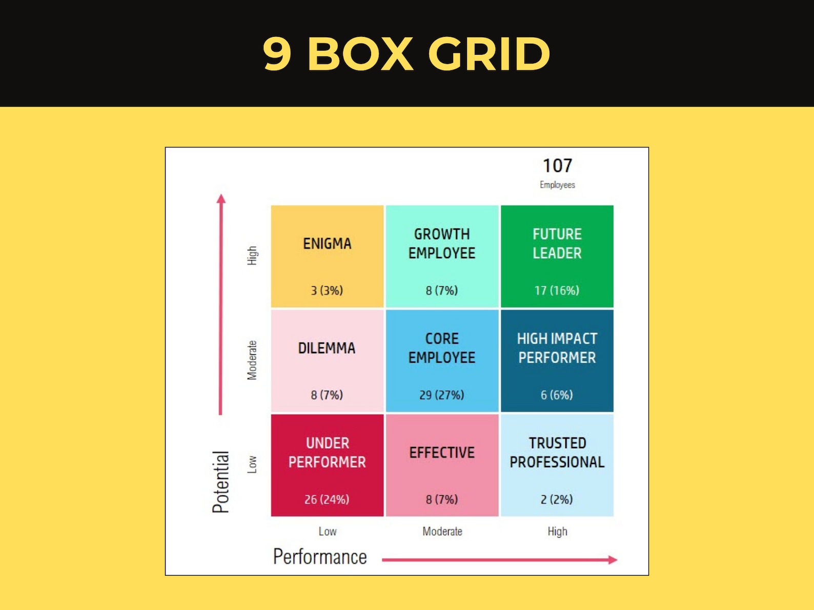 9 BOX Grid Excel Template for Talent Management - Etsy Canada
