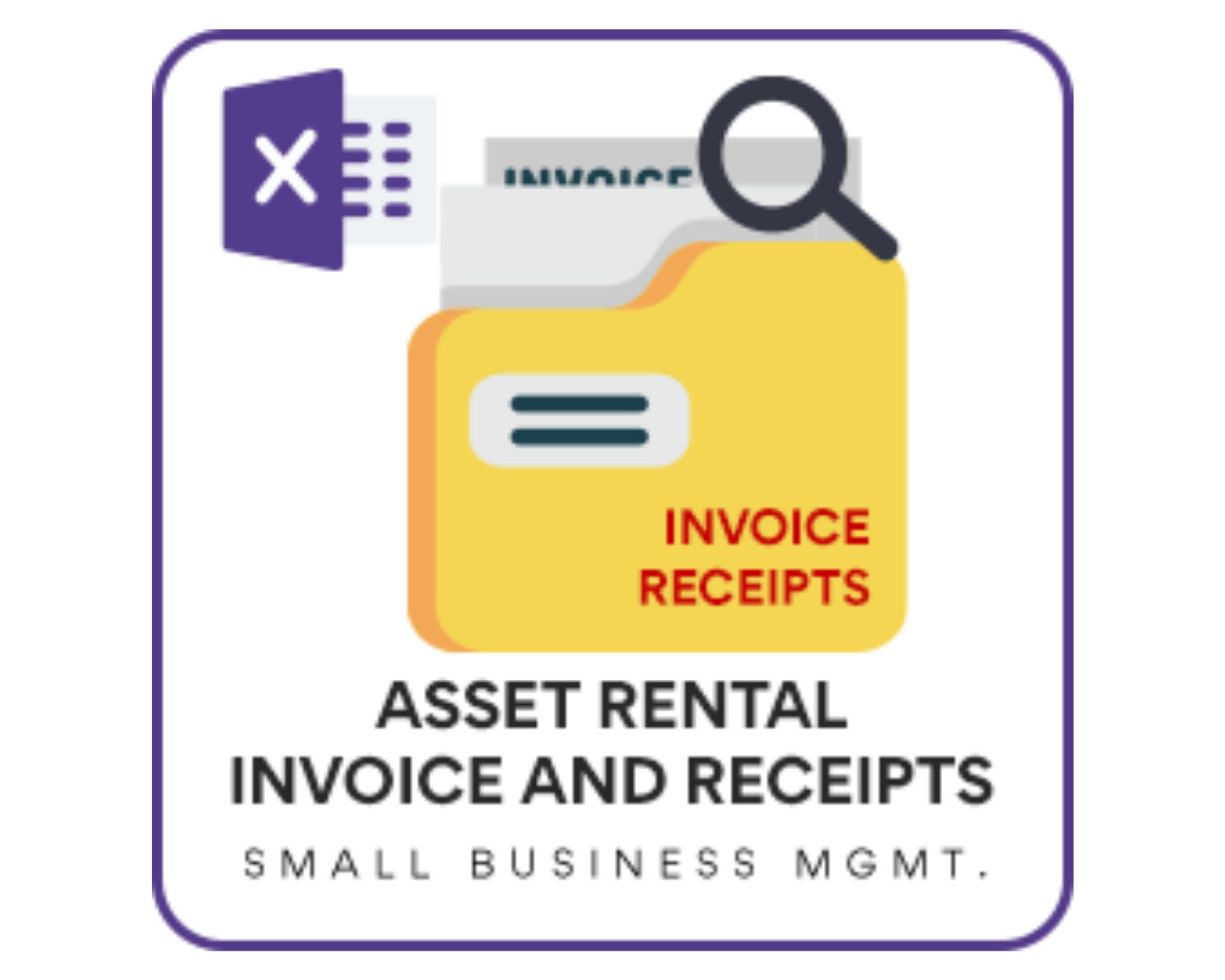 Asset Rental Invoice and Receipt - Etsy