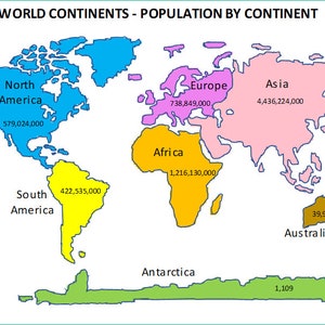 World Heat Map by Continent Excel Template - Etsy