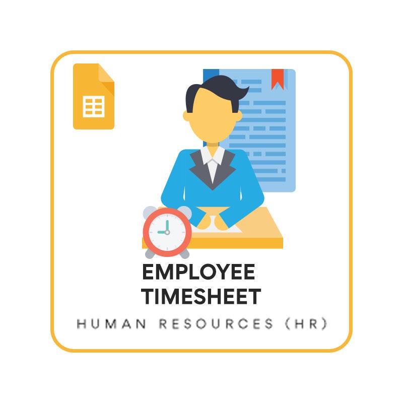 Employee Timesheet Google Sheet Template - Etsy Employee Timesheet Google Sheet Template - Etsy