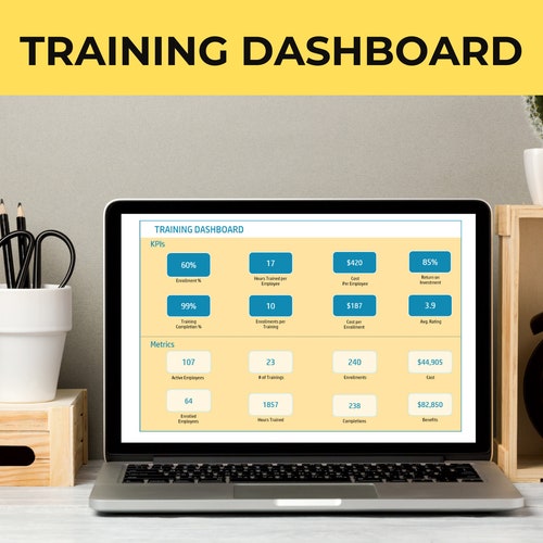 Training Matrix Dashboard Template Health and Safety - Etsy Australia