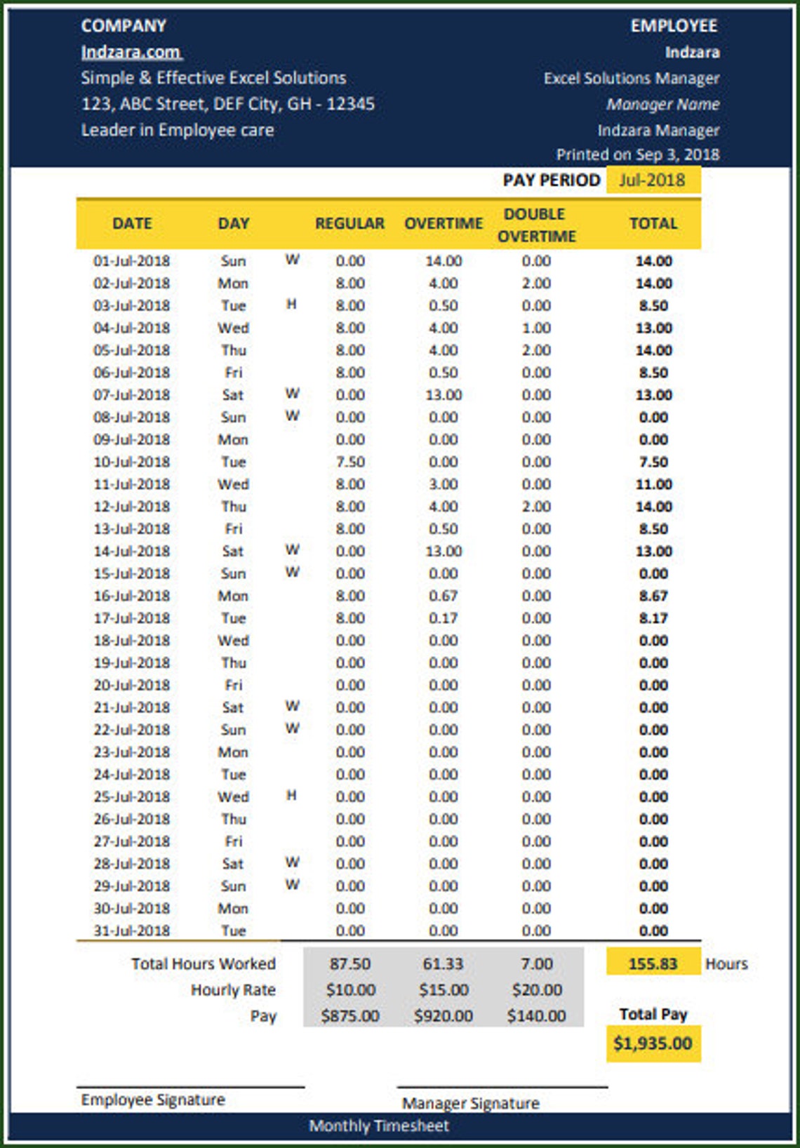 Employee Timesheet - Google Sheet Template - Etsy Employee Timesheet - Google Sheet Template - Etsy