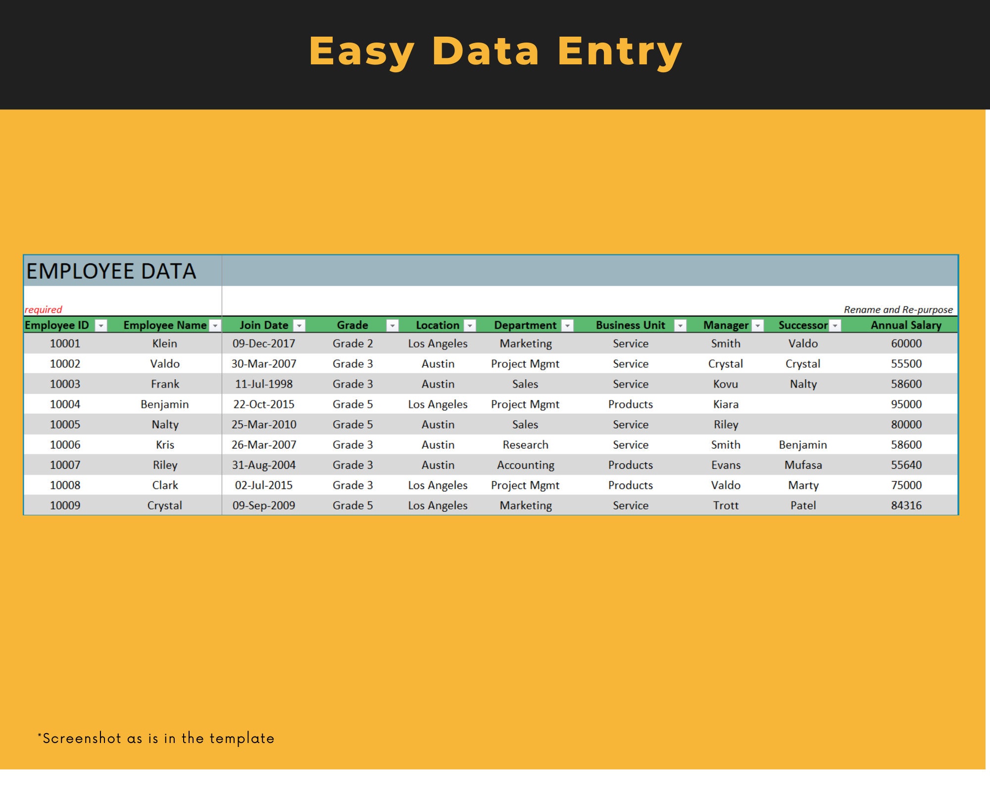 Flight Risk Management Excel Template | Employee Flight Risk Assessment ...