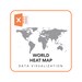 World Heat Map by Continent – Excel Template - Etsy