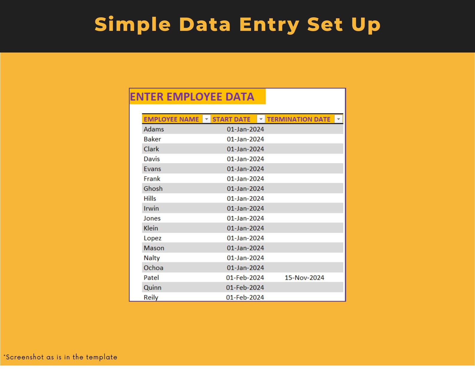 Leave & Vacation Tracker 2024 Excel Template - Etsy
