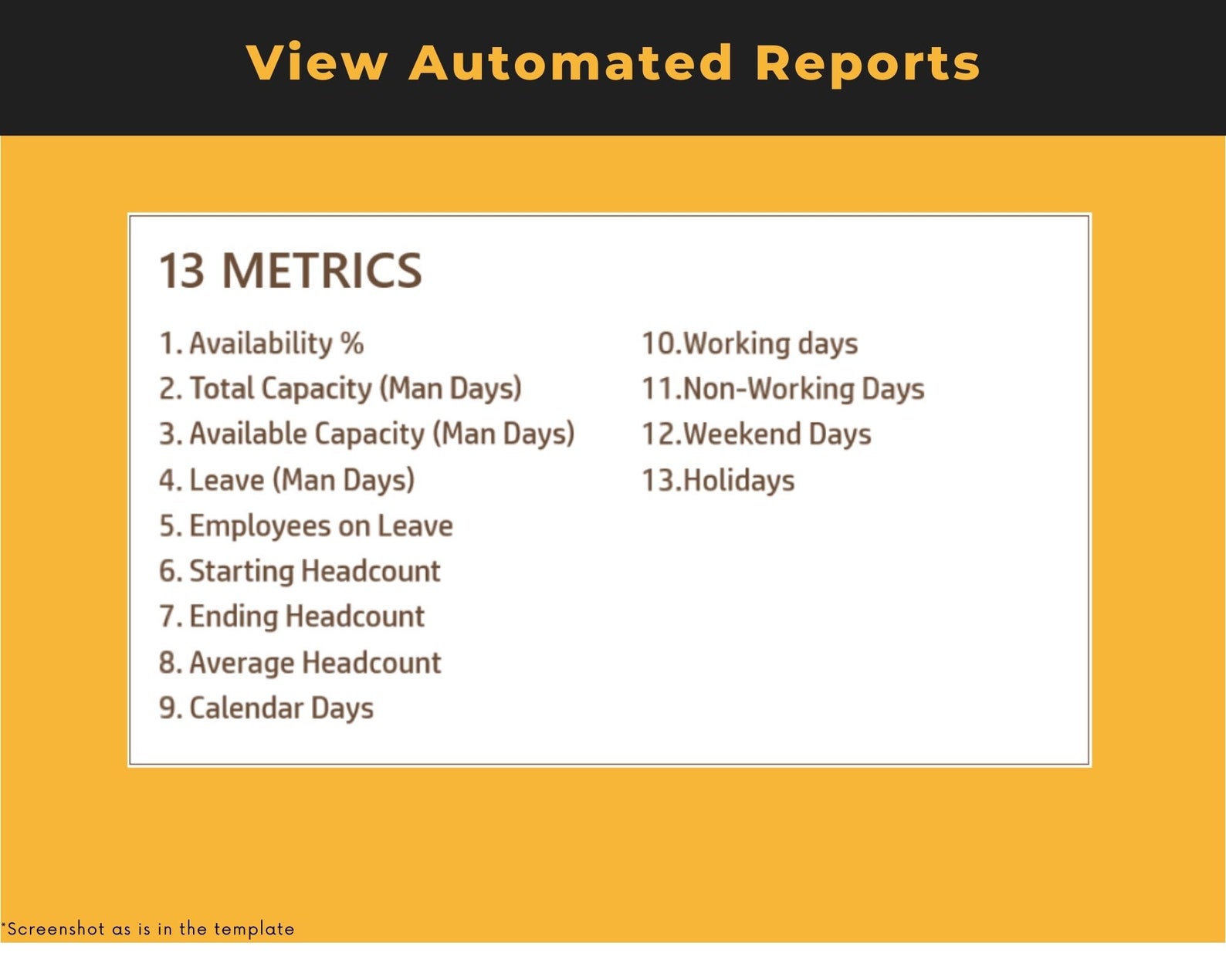 Leave Dashboard – Power BI Template - Etsy