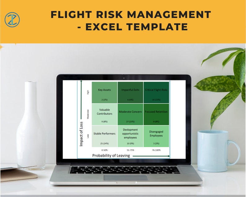 Flight Risk Management Excel Template | Employee Flight Risk Assessment ...