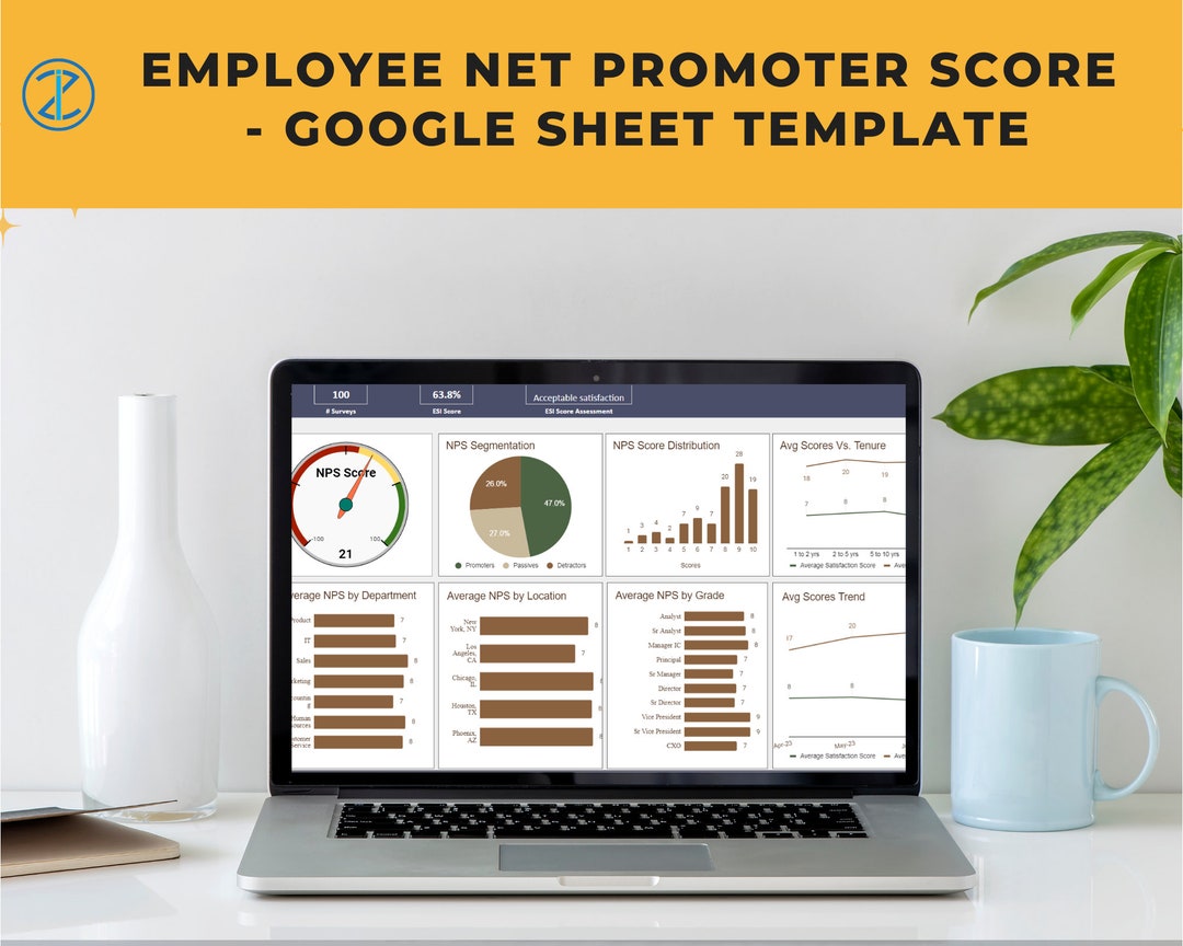 Employee Net Promoter Score – Google Sheet Template - Etsy