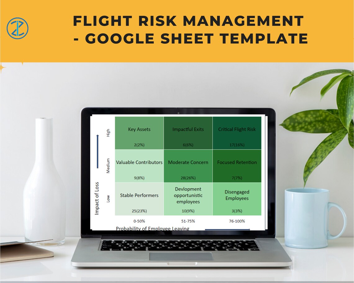 Flight Risk Management Google Sheet Template | Employee Flight Risk ...