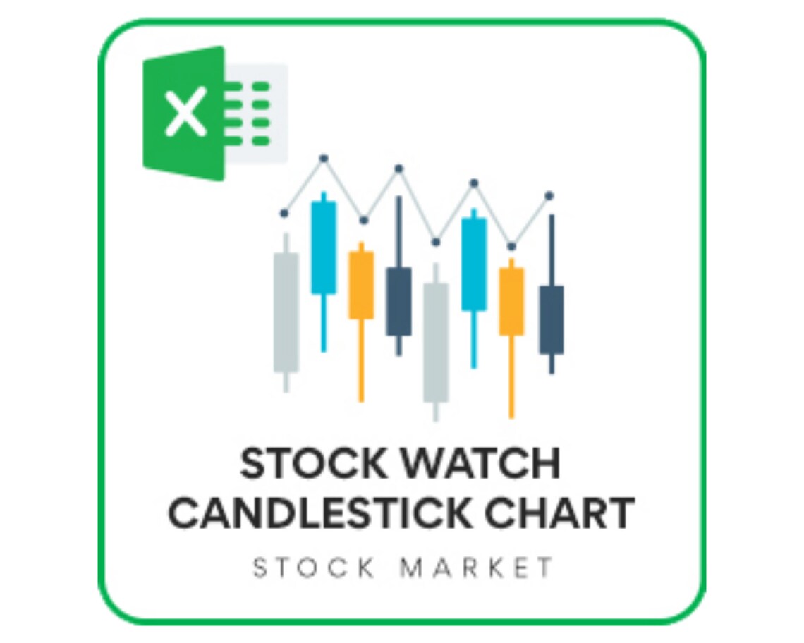 Candlestick Chart Excel Template – Stock Market - Etsy